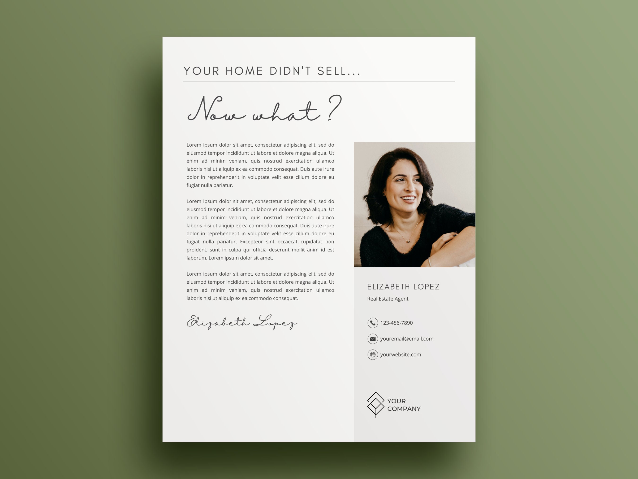 Realtor Introduction Letter Real Estate Introduction Flyer - Etsy