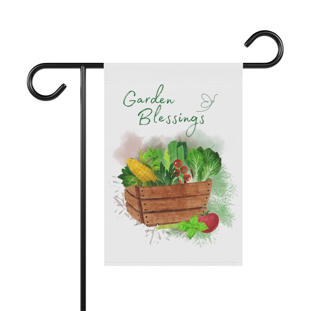 Garden Blessings Vegetable Garden Banner - Etsy