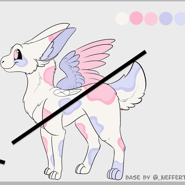 Dutch Angel Dragon Ref Sheet - Etsy