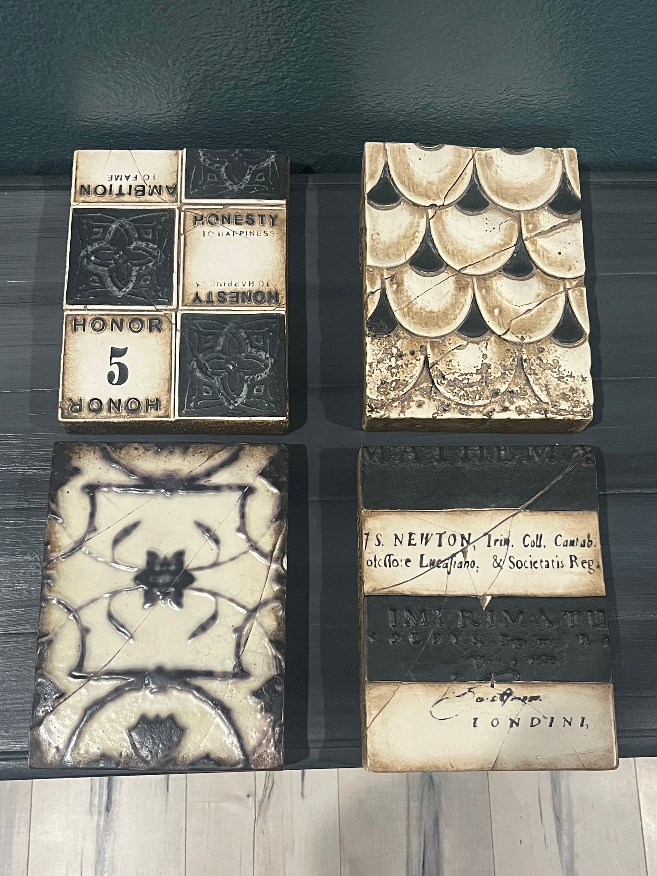 Sid Dickens Memory Block Tiles RETIRED. Lot of 4 Tiles, T157, T181 ...