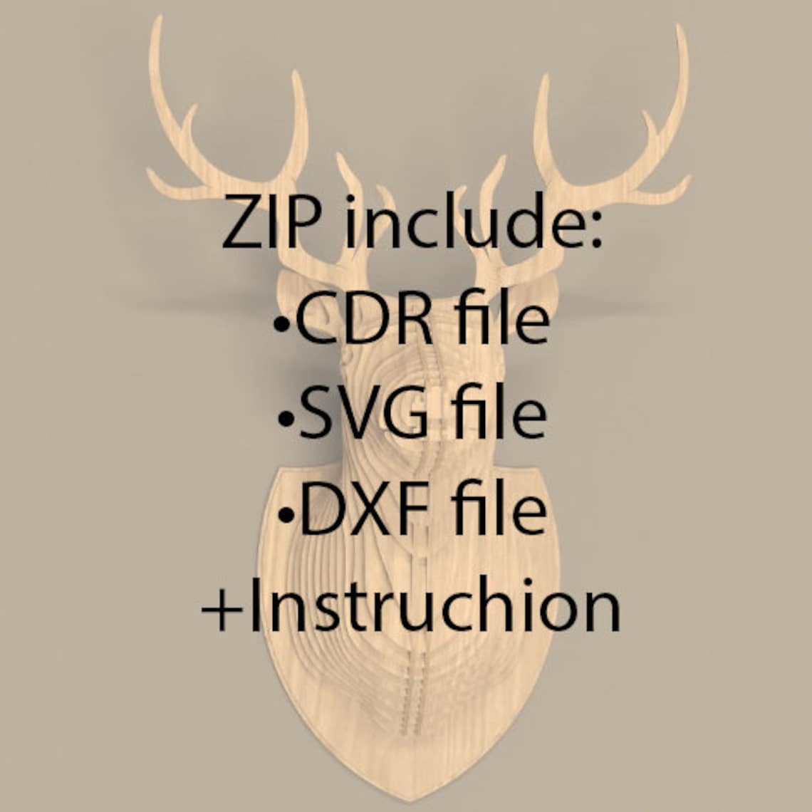 Deer SVG Files - Etsy