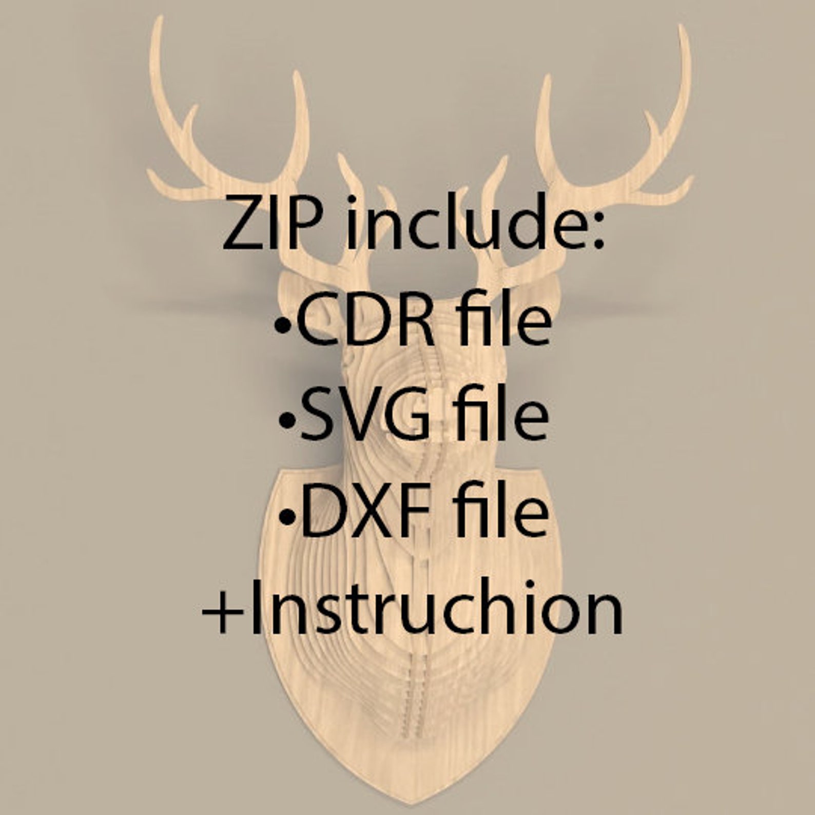 Deer SVG Files - Etsy