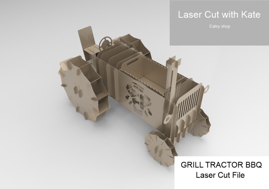 Tractor Grill BBQ Laser Cut File - Etsy Australia