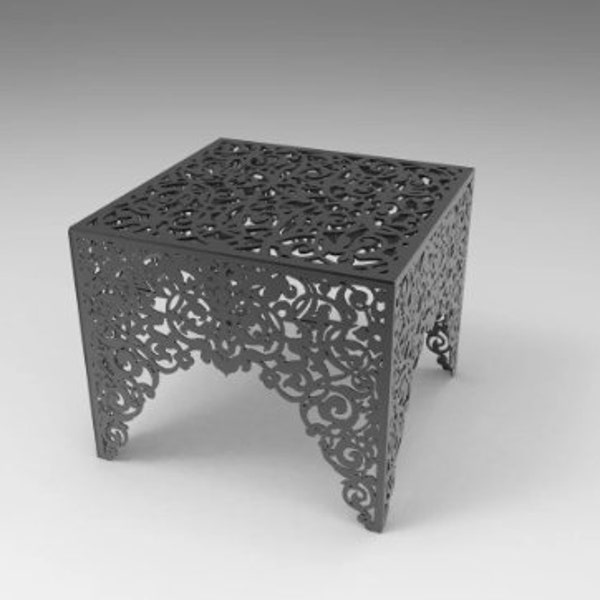 Metal Coffee Table Leg DXF File for CNC Laser Plasma Cutting, Metal ...