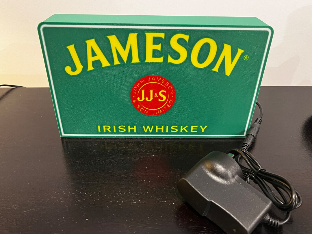 Jameson Irish Whiskey LED Light Box (mains Powered) - Etsy