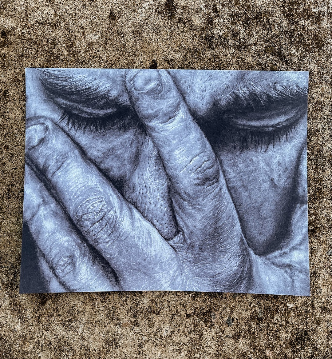 Castaways Charcoal Portrait Drawing Art Print - Etsy