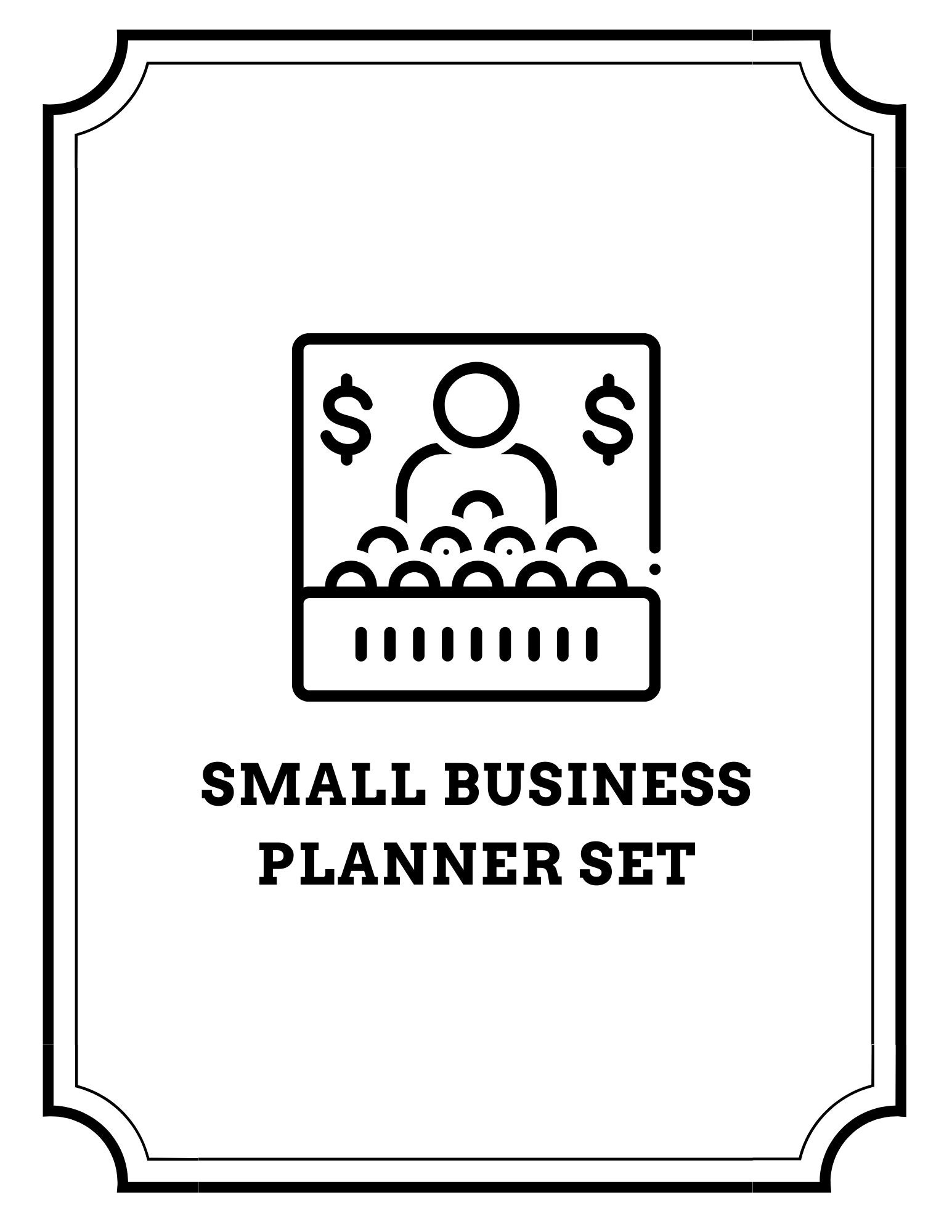 Business Planner Template - Tracks Marketing | Sales | Shipping ...