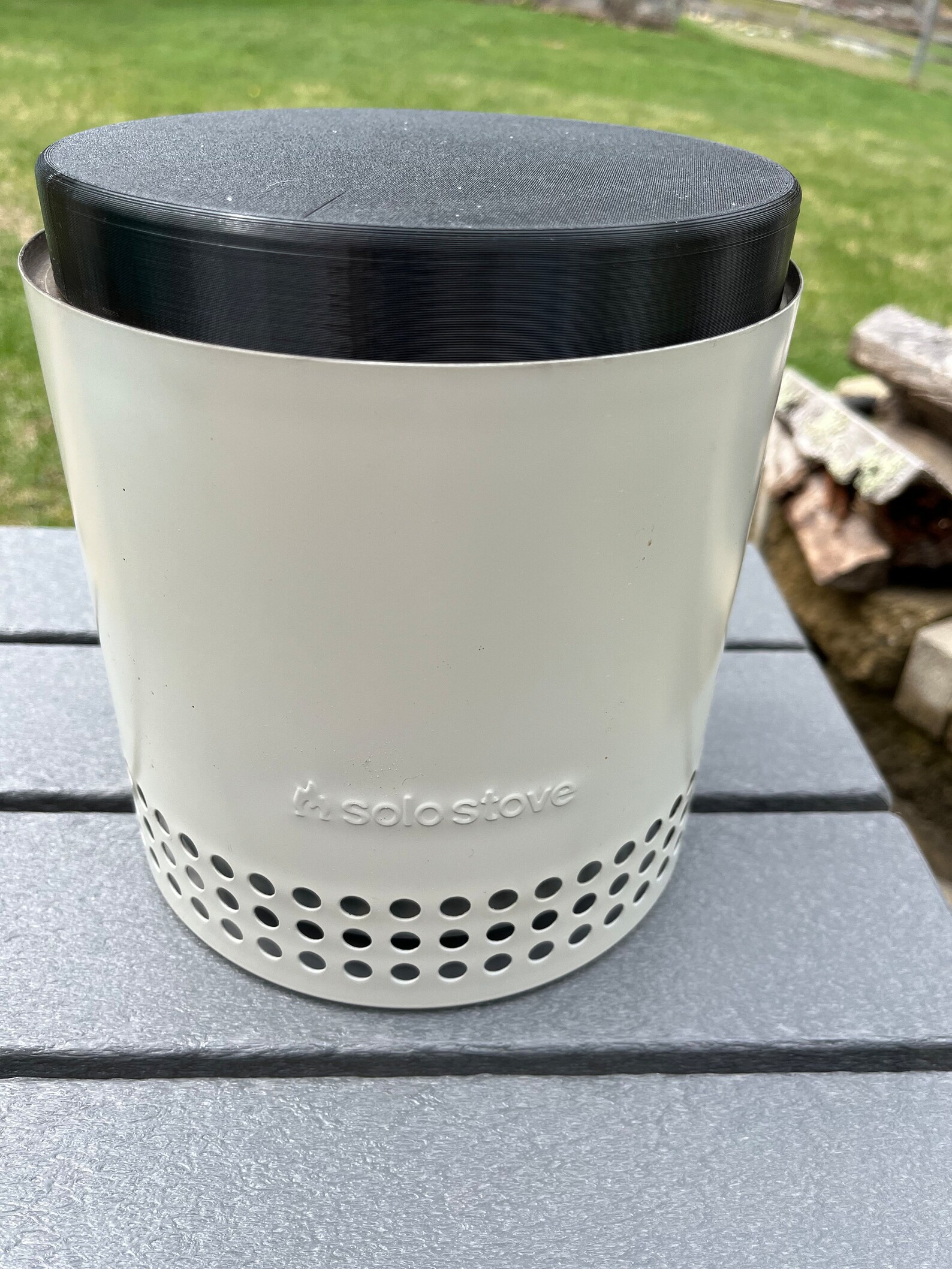 Solo Mesa Table Top Firepit Cover, Solo Mesa XL Table Top Firepit Cover ...