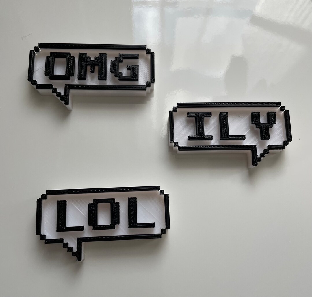 Speech and Text Message Bubble Magnets for Fridge Office - Etsy