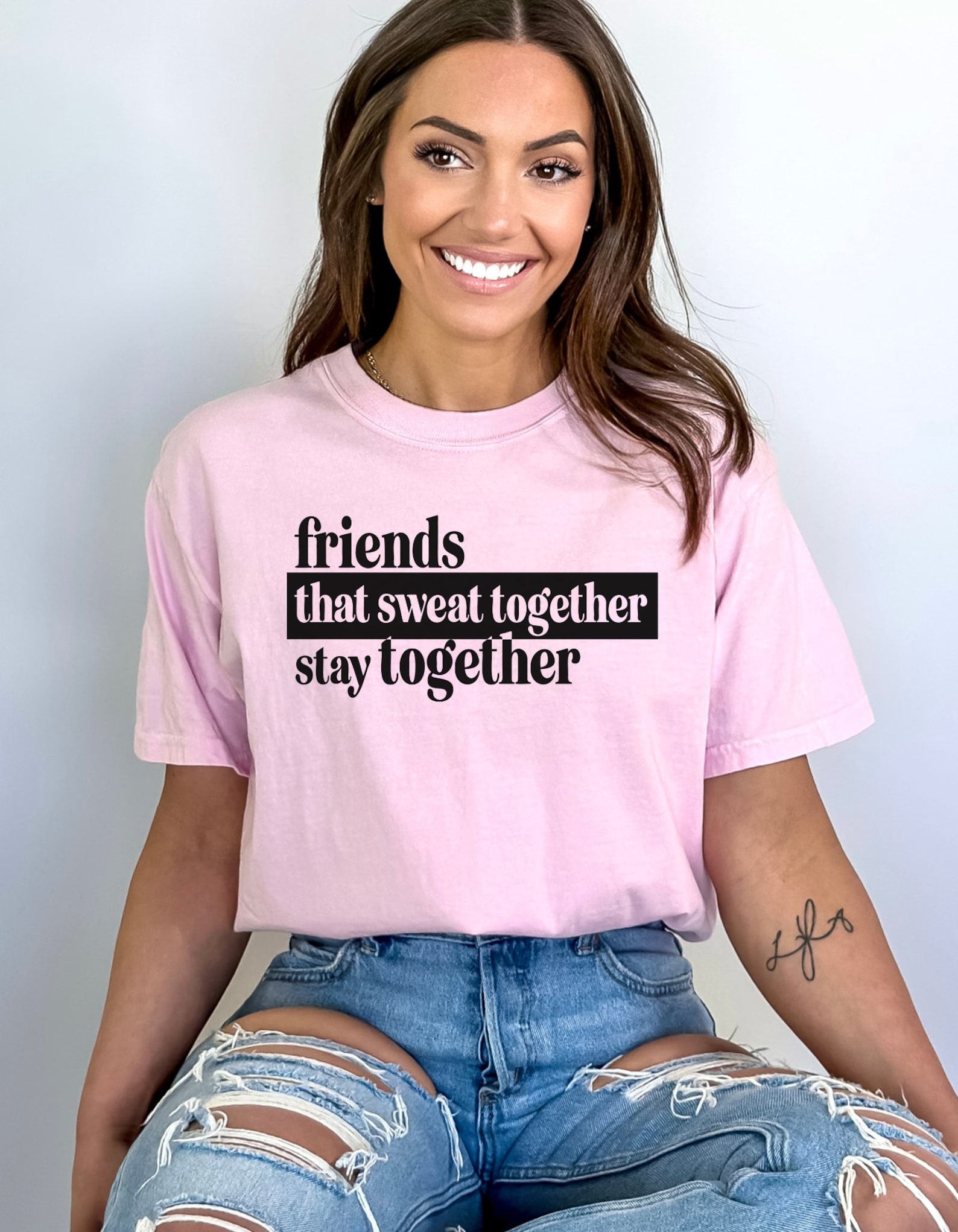 Friends That Sweat Together Stay Together Shirt, Gym Buddies Shirt ...