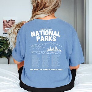 National Park Comfort Colors T-shirt, Granola Girl Tee, Conservation ...
