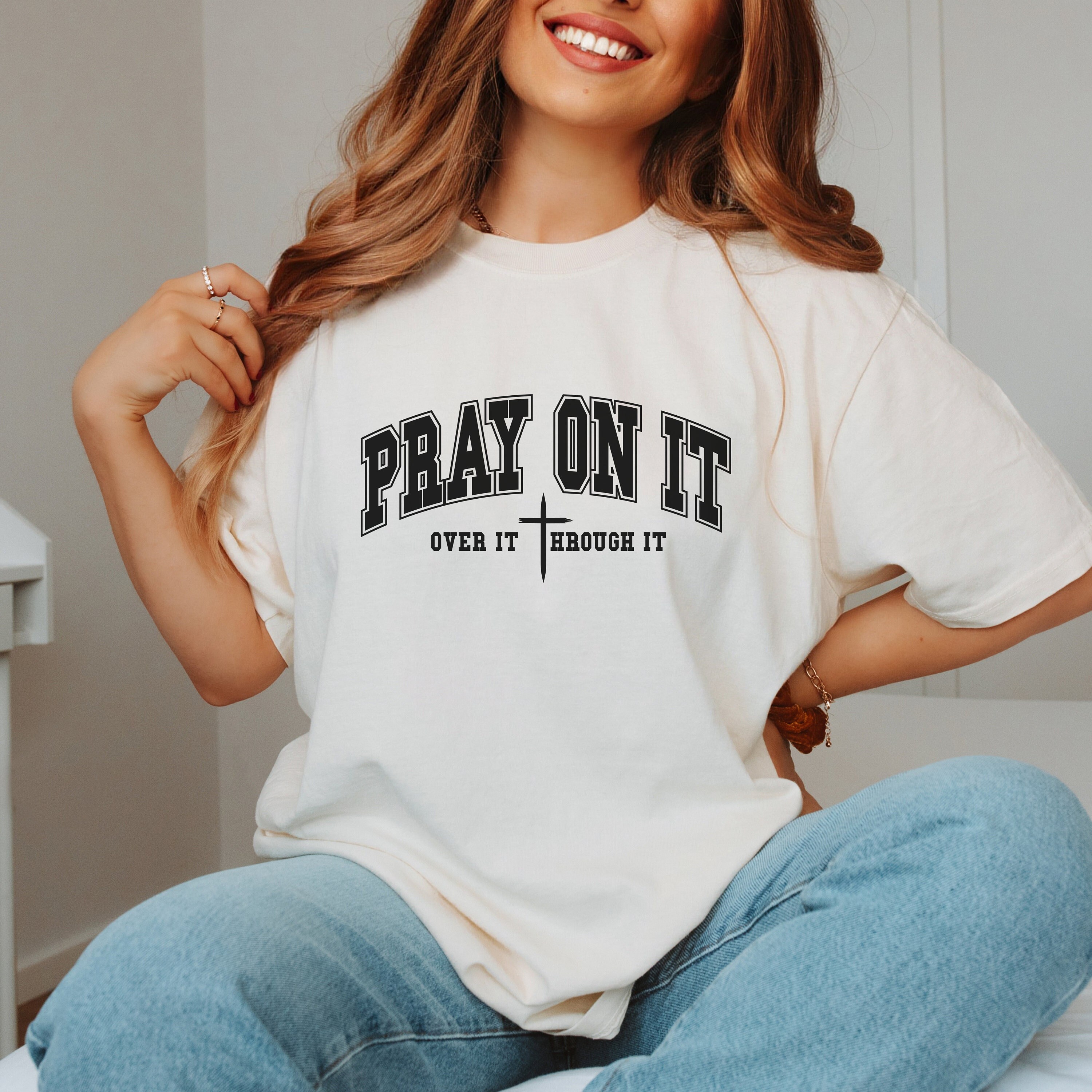 Pray Over It Shirt, Women of the Bible Shirt, Prayer Shirt, Pray ...