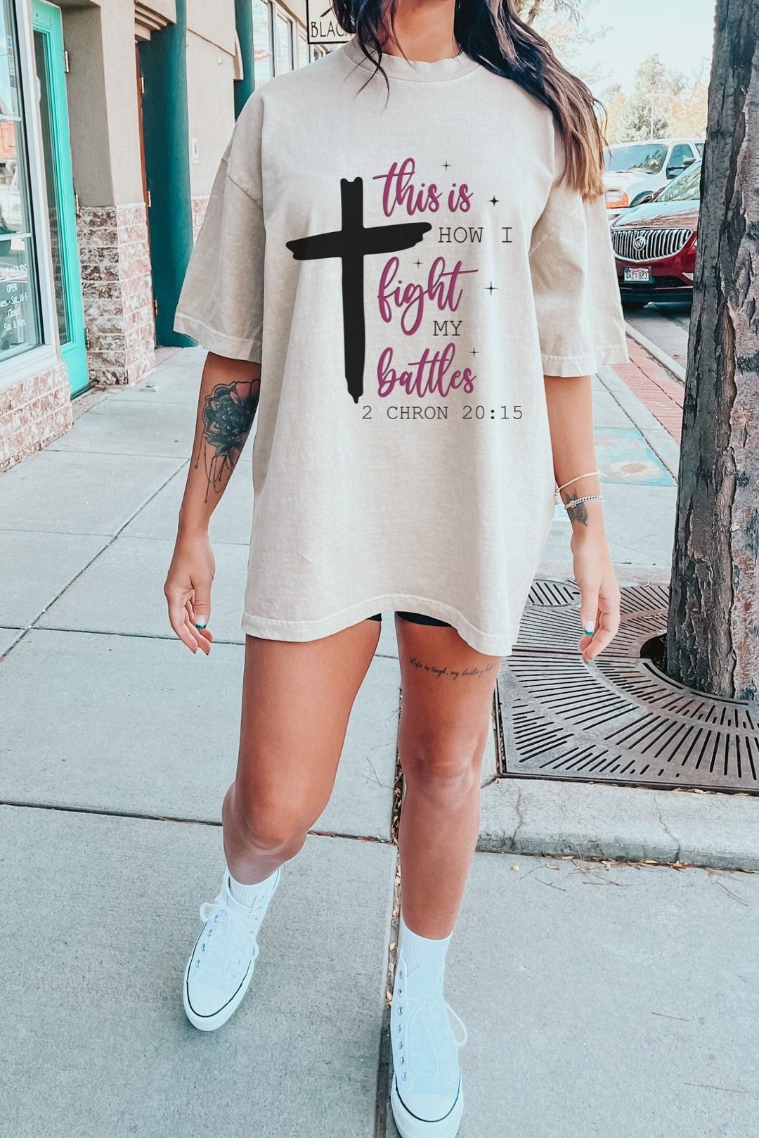 This is How I Fight My Battles T-shirt, Cross Shirt, Bible Verse Shirt ...