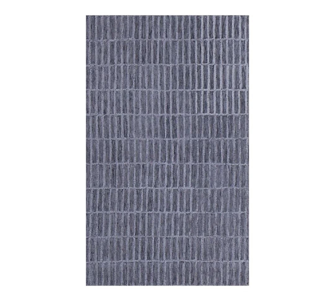 Brand New Capitola Fog Blue Hand Tufted Wool Rug 5x8 8x10 9x10 10x14 ...