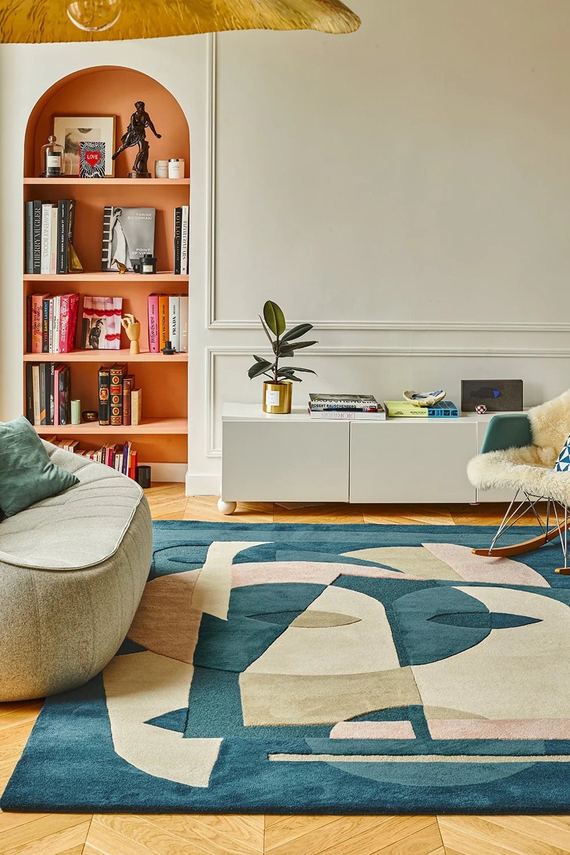 Modern Wool Rug Hand Tufted Modern Rug 5X8 8X10 X9X12 Hand Made Area ...