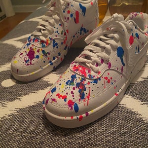 Custom Nike Courts Splatter - Etsy