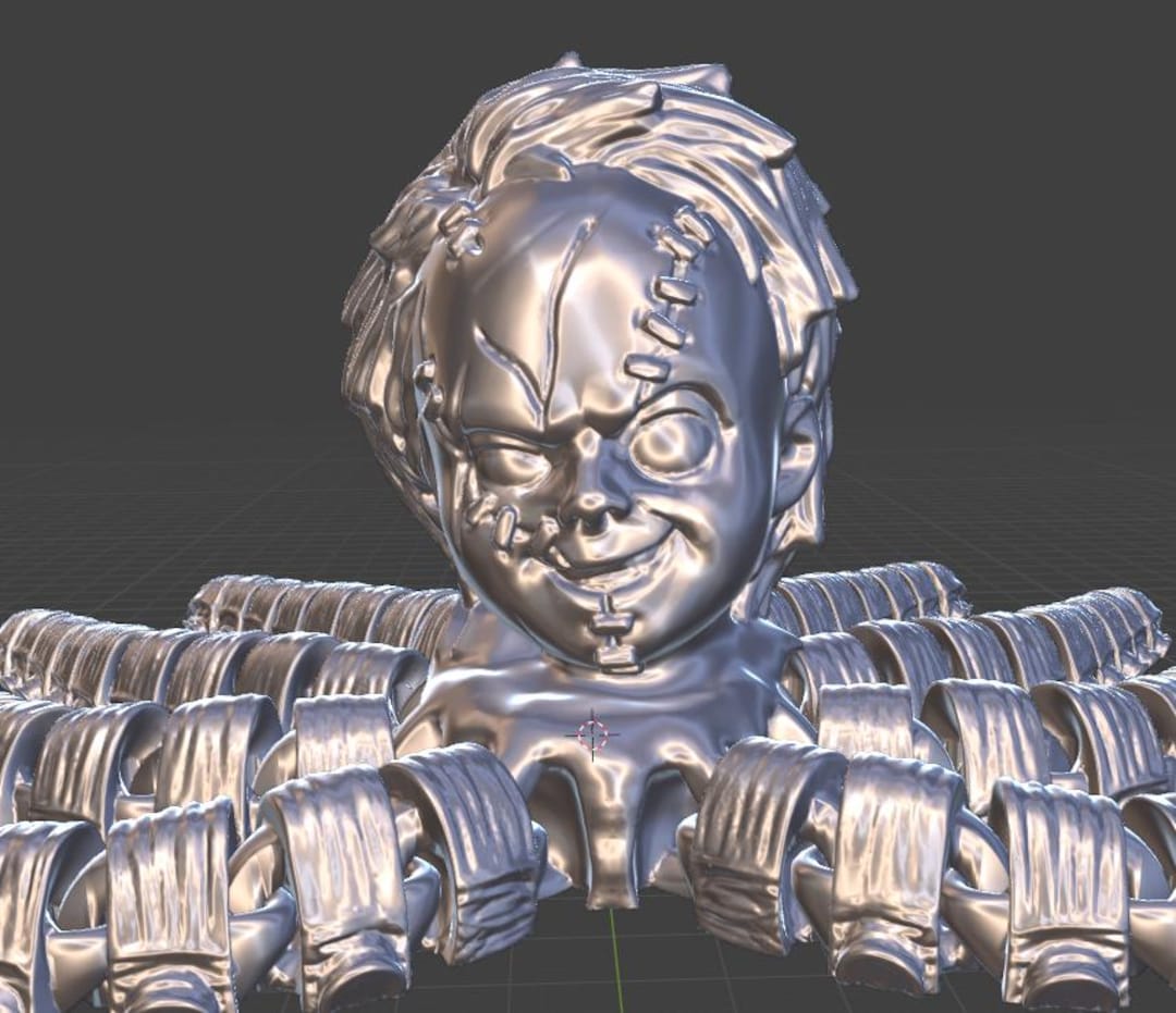 Chucky STL File | 3D Print Ready Horror Doll Model | Creepy Collectible ...