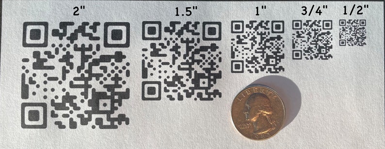Custom QR Code Stickers Waterproof - Etsy