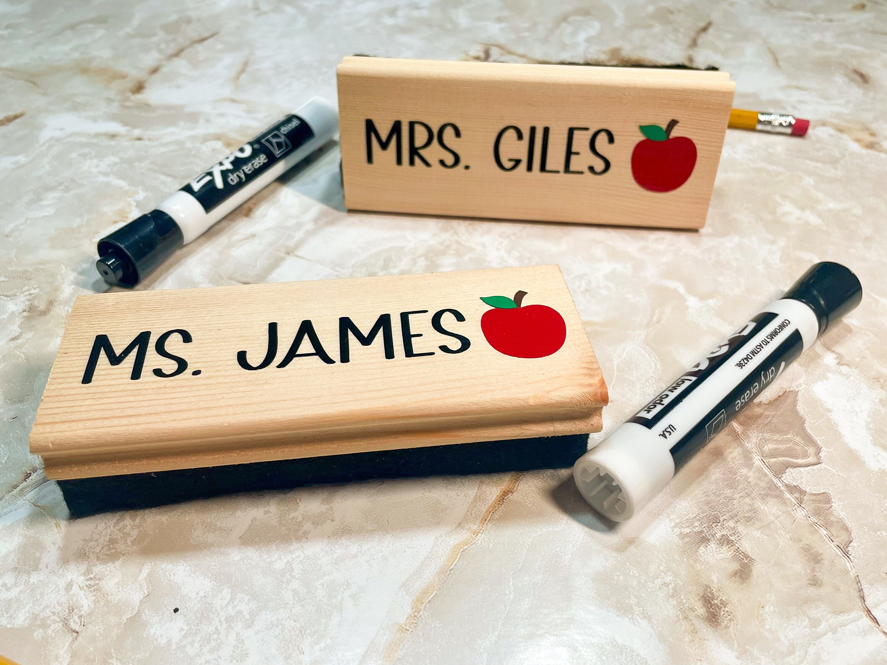 Personalized Whiteboard Eraser, Teacher Gift, End of School Year Gift ...