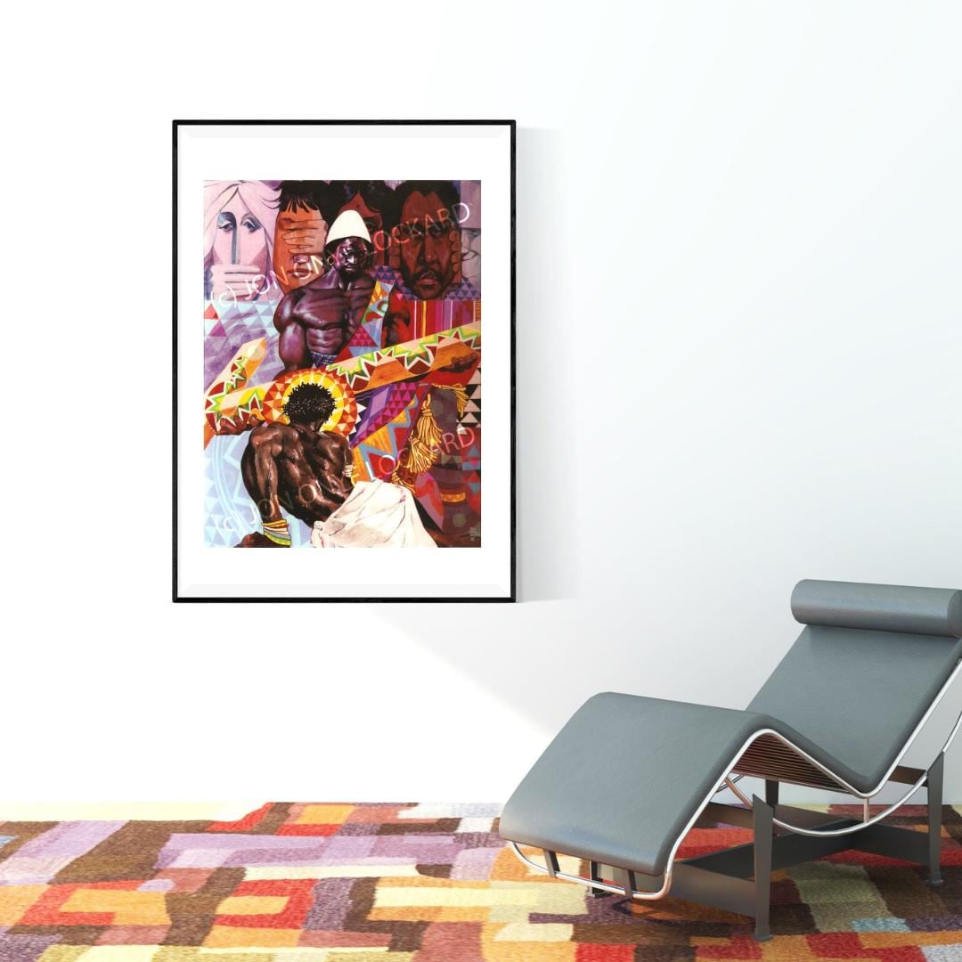 Simon of Cyrene by Jon Onye Lockard | African American Art, Black Art ...