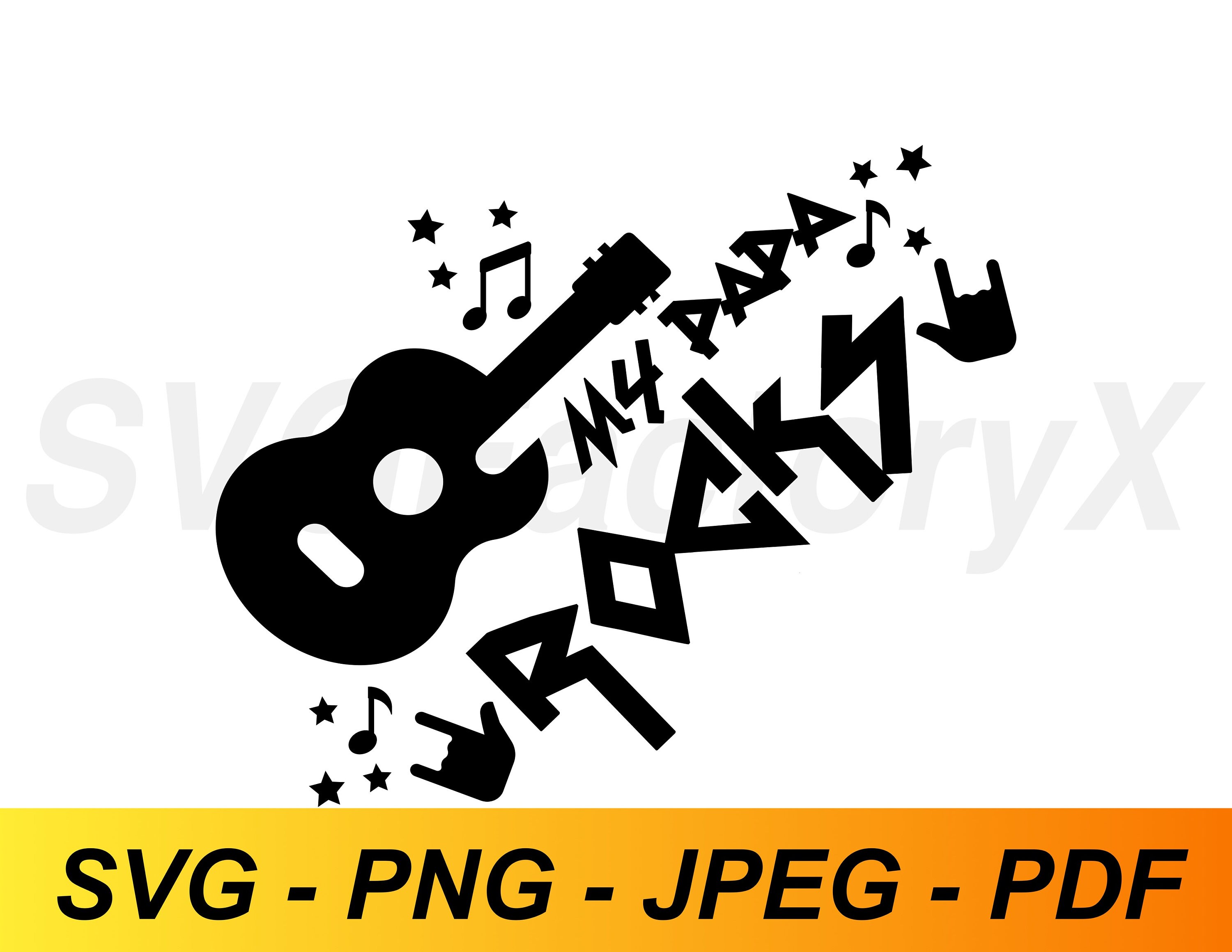 Fathers Day SVG, My Papa Rocks, Fathers Day SVG, Digital Download, Png ...