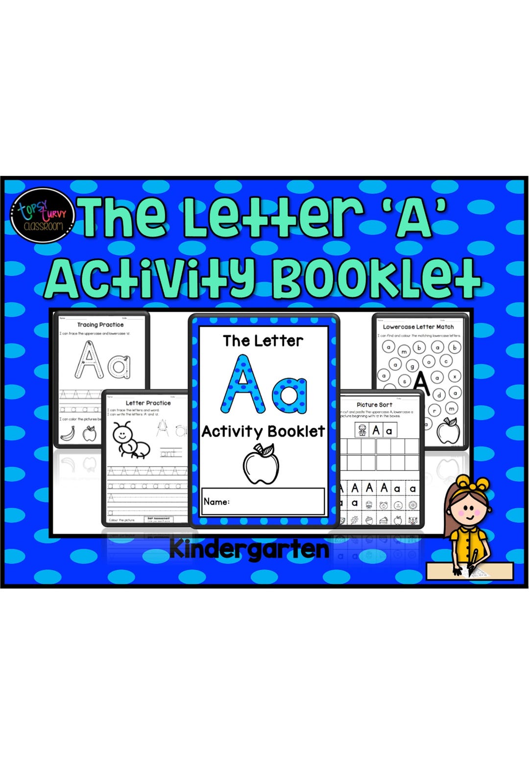 The Letter 'A' Activity Workbook - Etsy