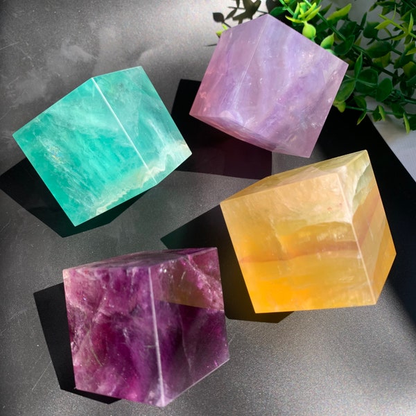 Fluorite Cubes - Etsy