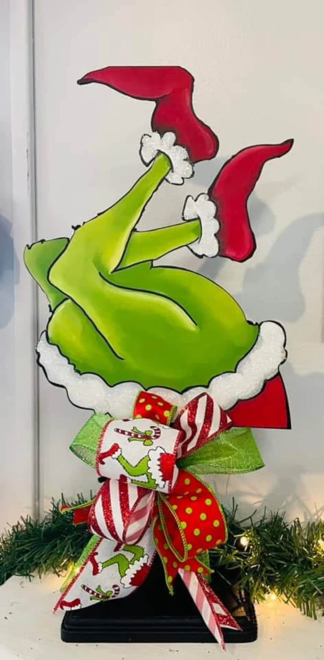 Grinch Feet Topper/centerpieces - Etsy