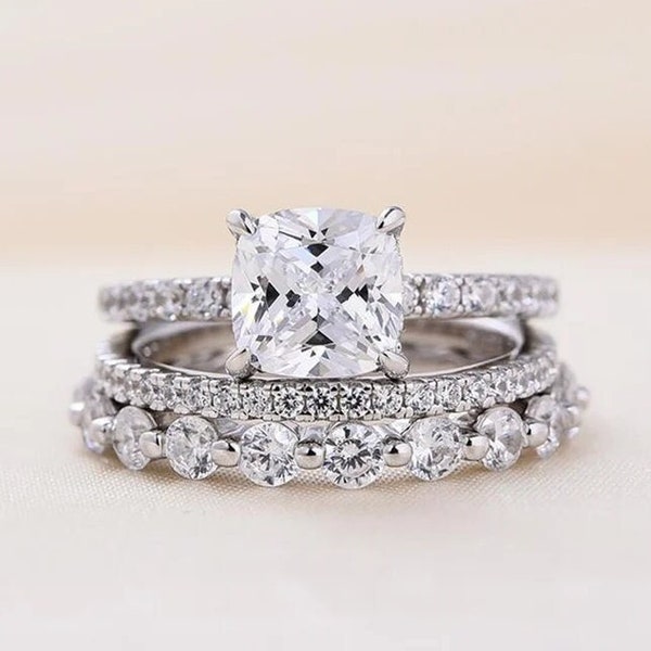 Wedding Ring Set - Etsy