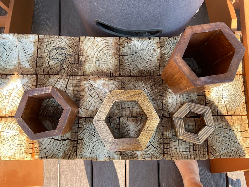 Reclaimed Wooden Sphere and Specimen Stands - Etsy