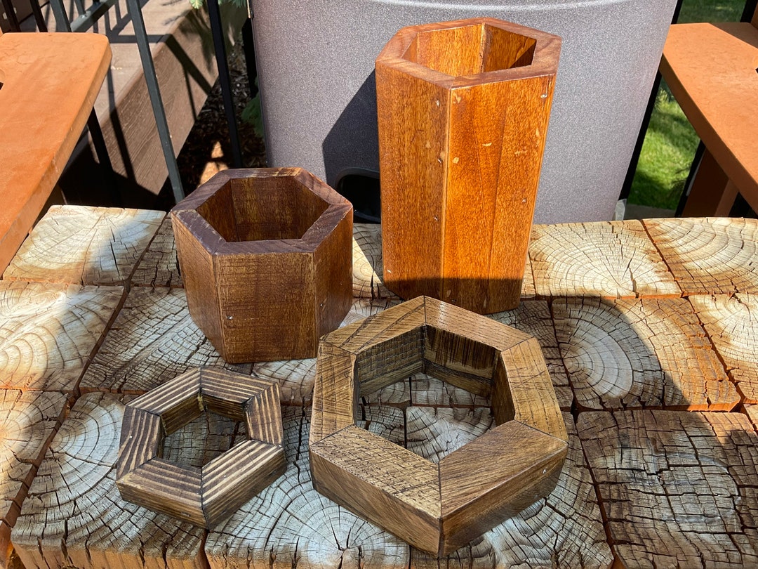 Reclaimed Wooden Sphere and Specimen Stands - Etsy