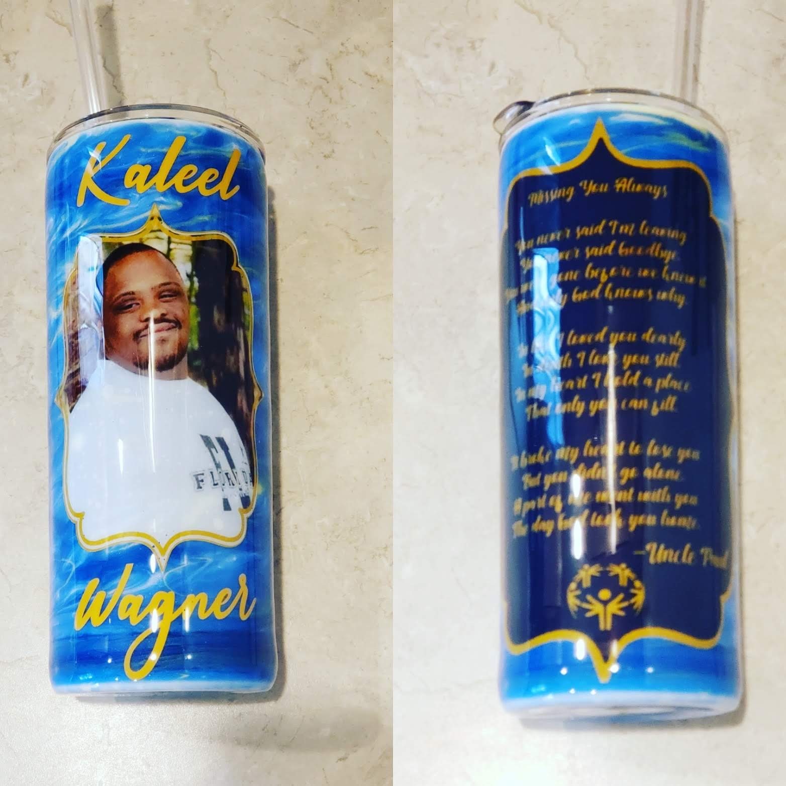 Custom Memorial Tumbler - Etsy