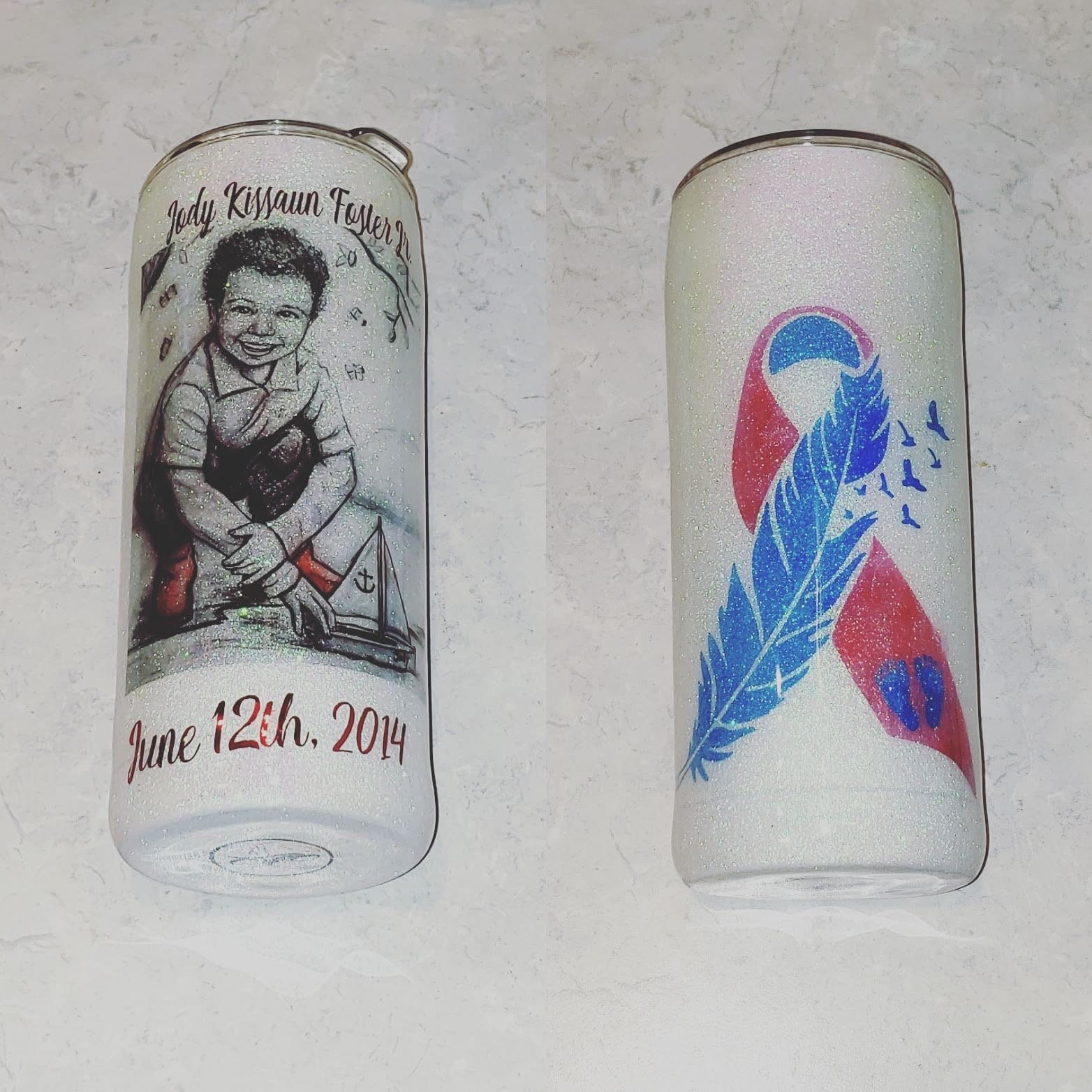 Custom Memorial Tumbler - Etsy