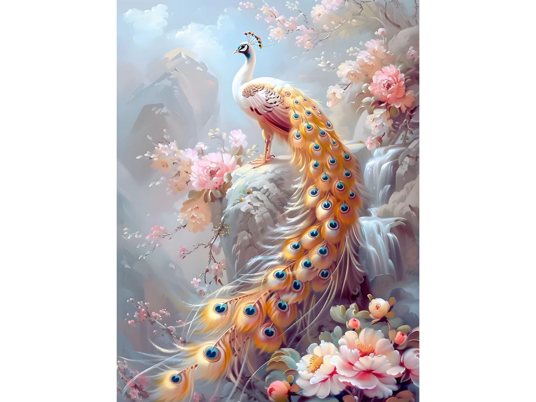 11 Peacock Digital Art Printable Photo Instant Digital Download ...