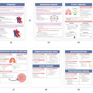 Pediatrics Bundle | Nursing Notes | 30 Pages - Etsy