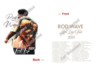 Rod Wave Last Lap 2024 Tour PNG - Etsy
