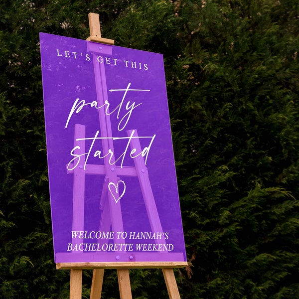 Custom Bachelorette Party Sign - Etsy