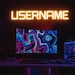 Custom Gamer Neon Sign Personalized Neon Game Tag Custom - Etsy
