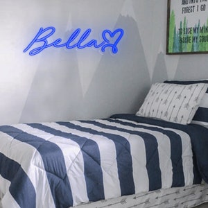 Custom Girl Room Neon Sign, Personalized Name Light, Name Neon Sign ...