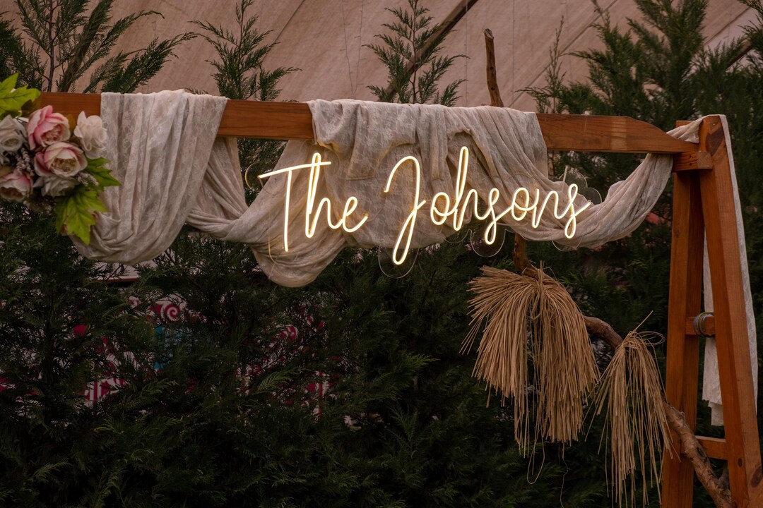 Personalized Engagement Neon Sign, Custom Neon Sign, Led Neon Sign ...