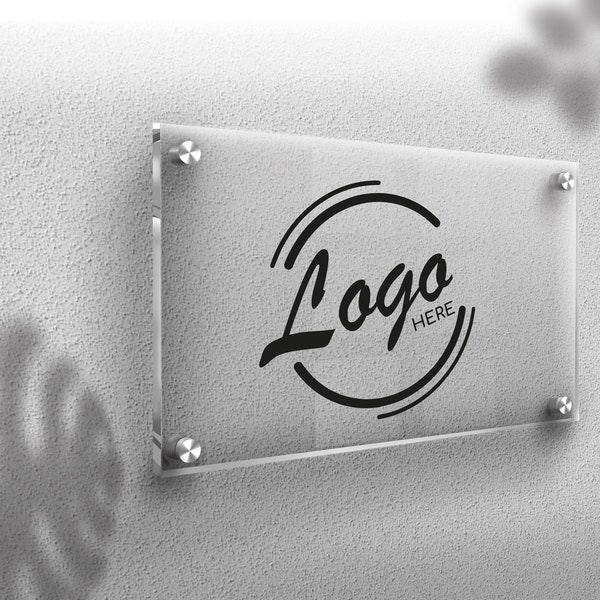 Acrylic Logo Sign - Etsy