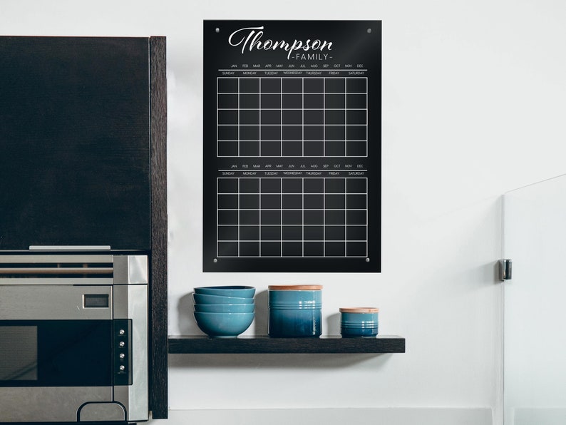 Personalized Acrylic Wall to Do List Calendar Planner Habit - Etsy