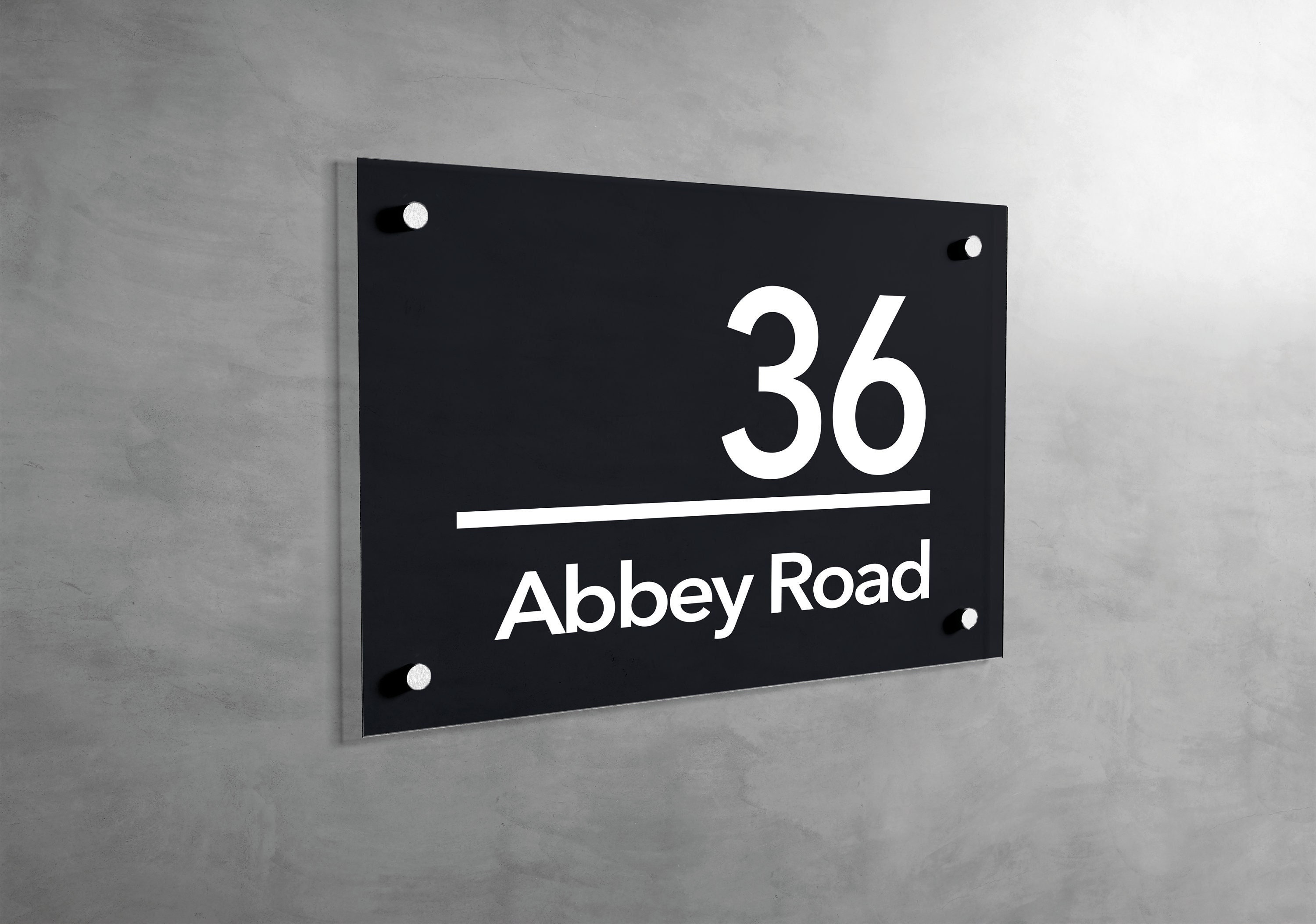 Modern House Number Sign, Custom Home Sign, Home Address Sign, Address ...