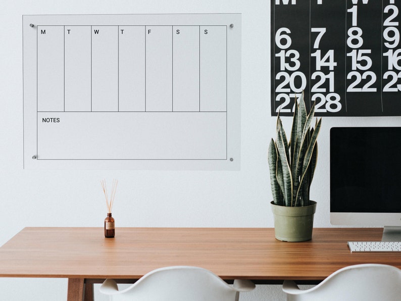 Personalized Acrylic Wall to Do List Calendar Planner Habit - Etsy