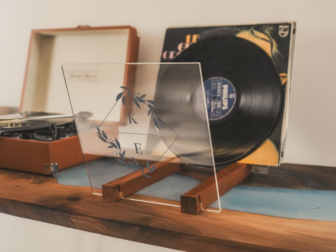 Personalized Wooden Vinyl Record Storage Custom Engrave - Etsy