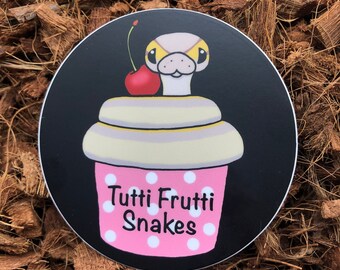 Ball Python Hugs Sticker Cute Snake Stickers - Etsy