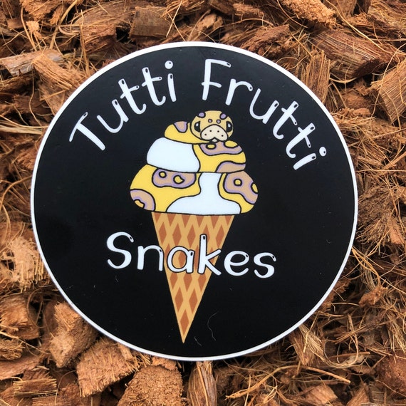 Ball Python Ice Cream Cone Snake Stickers Cute Snake - Etsy