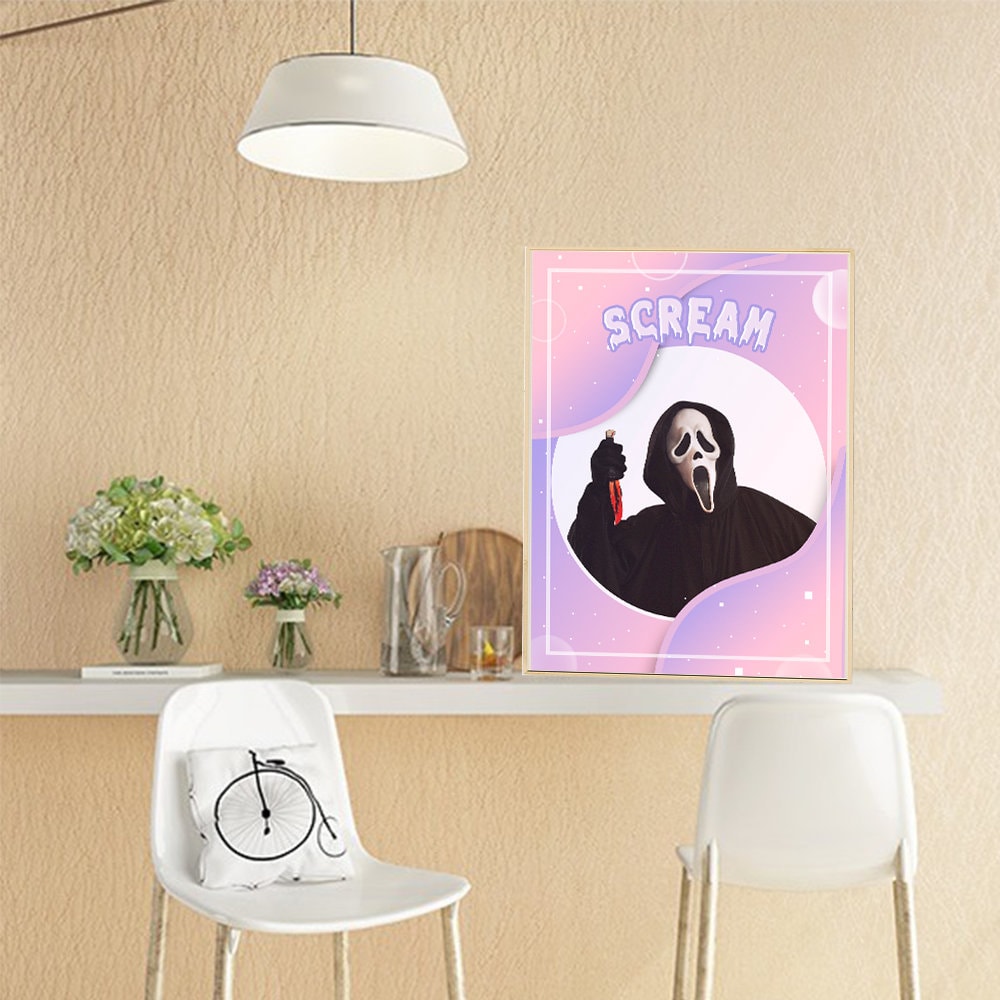 Scream poster idea, pink scream art sold by H Nguyen | SKU 40445144 ...