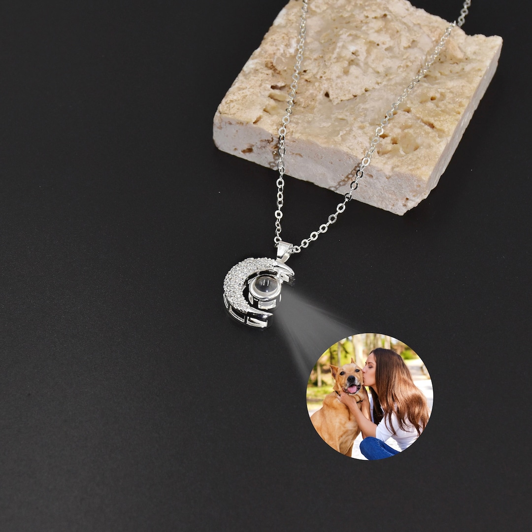 Photo Projection Necklace, Photo Necklace, Projection Image Necklace ...