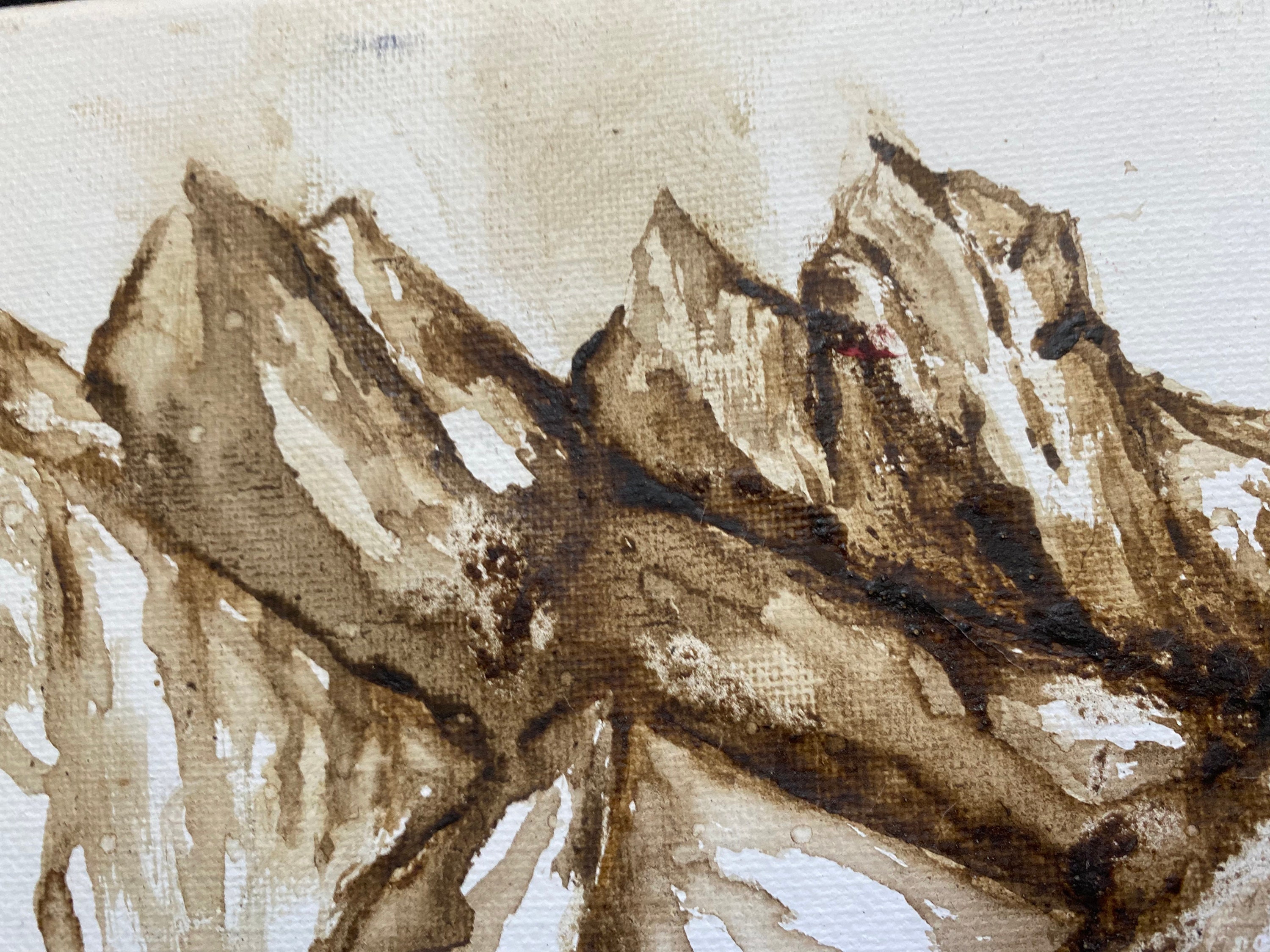 Organic Homemade Soil Based Watercolor Inspired by the Sawtooth ...